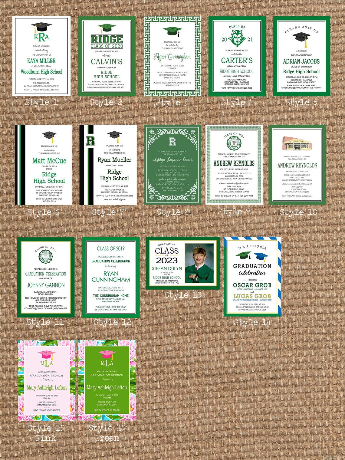 SCHOOL GRADUATION + LOGO // Preschool + Elementary School + Middle ...
