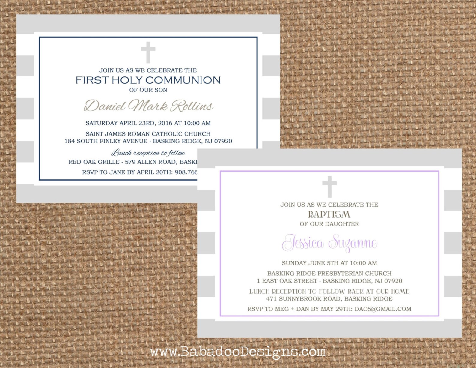 CROSS PREPPY Stripe RELIGIOUS // Baptism Christening - Etsy