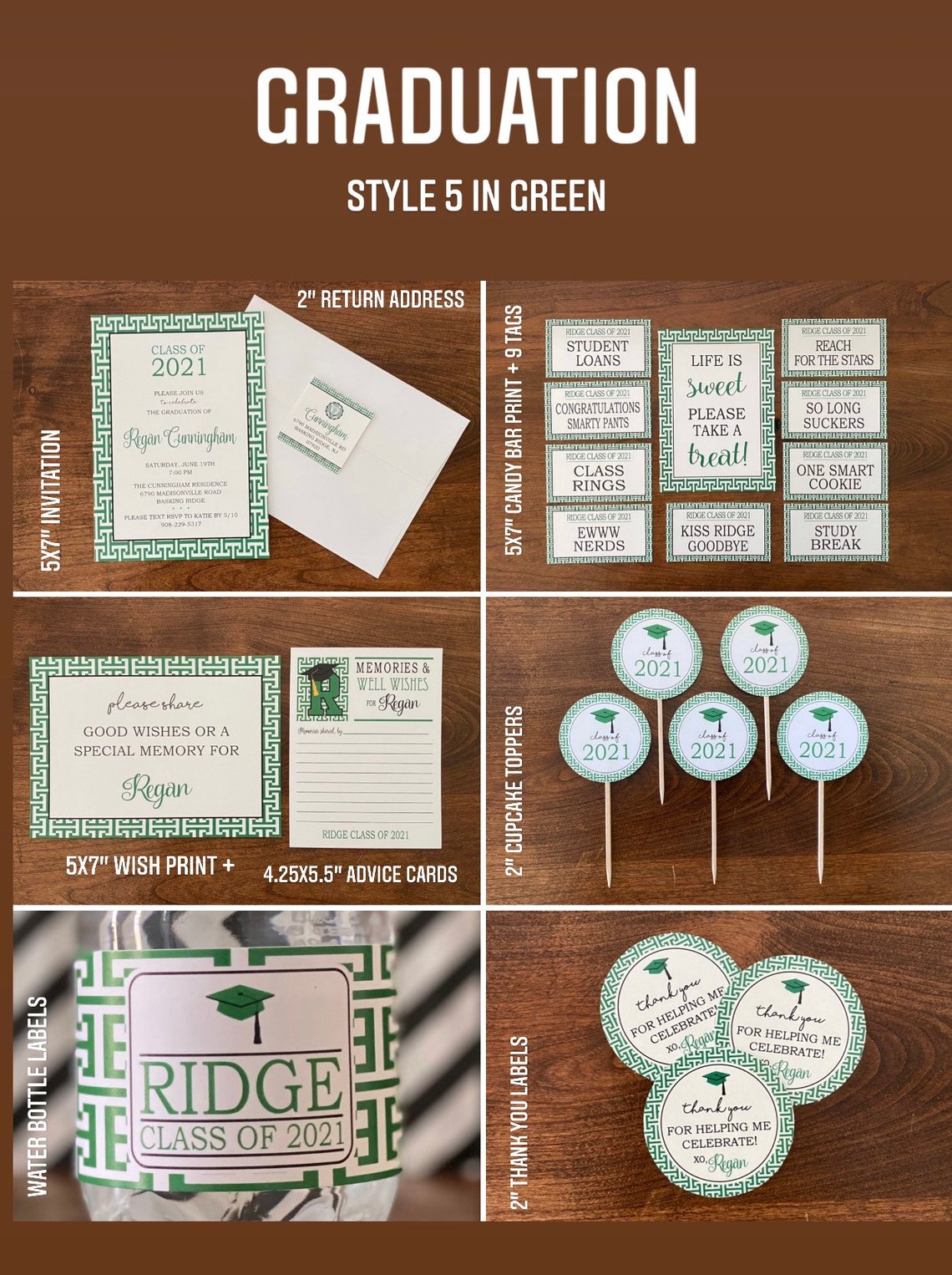 SCHOOL GRADUATION + LOGO // Preschool + Elementary School + Middle ...