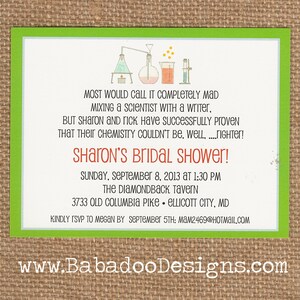 SCIENCE LAB // Birthday Bridal Baby Shower Rehearsal - Etsy