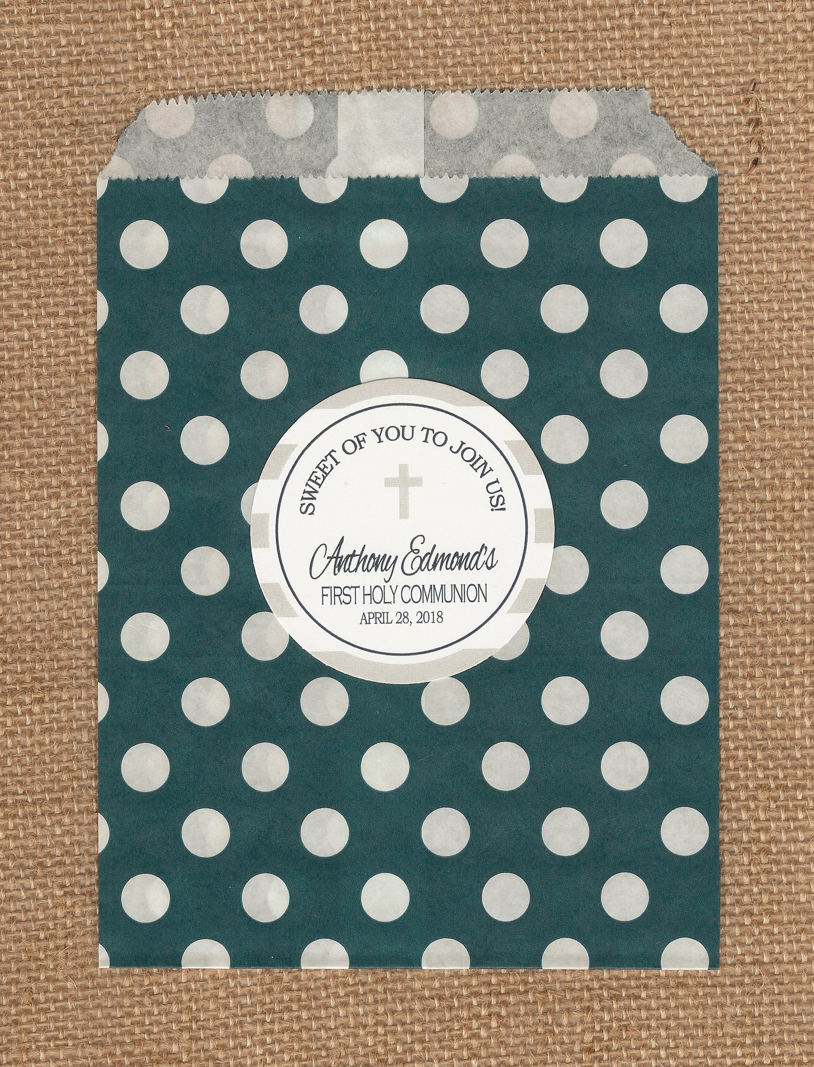 CROSS PREPPY Stripe RELIGIOUS // Baptism Christening - Etsy