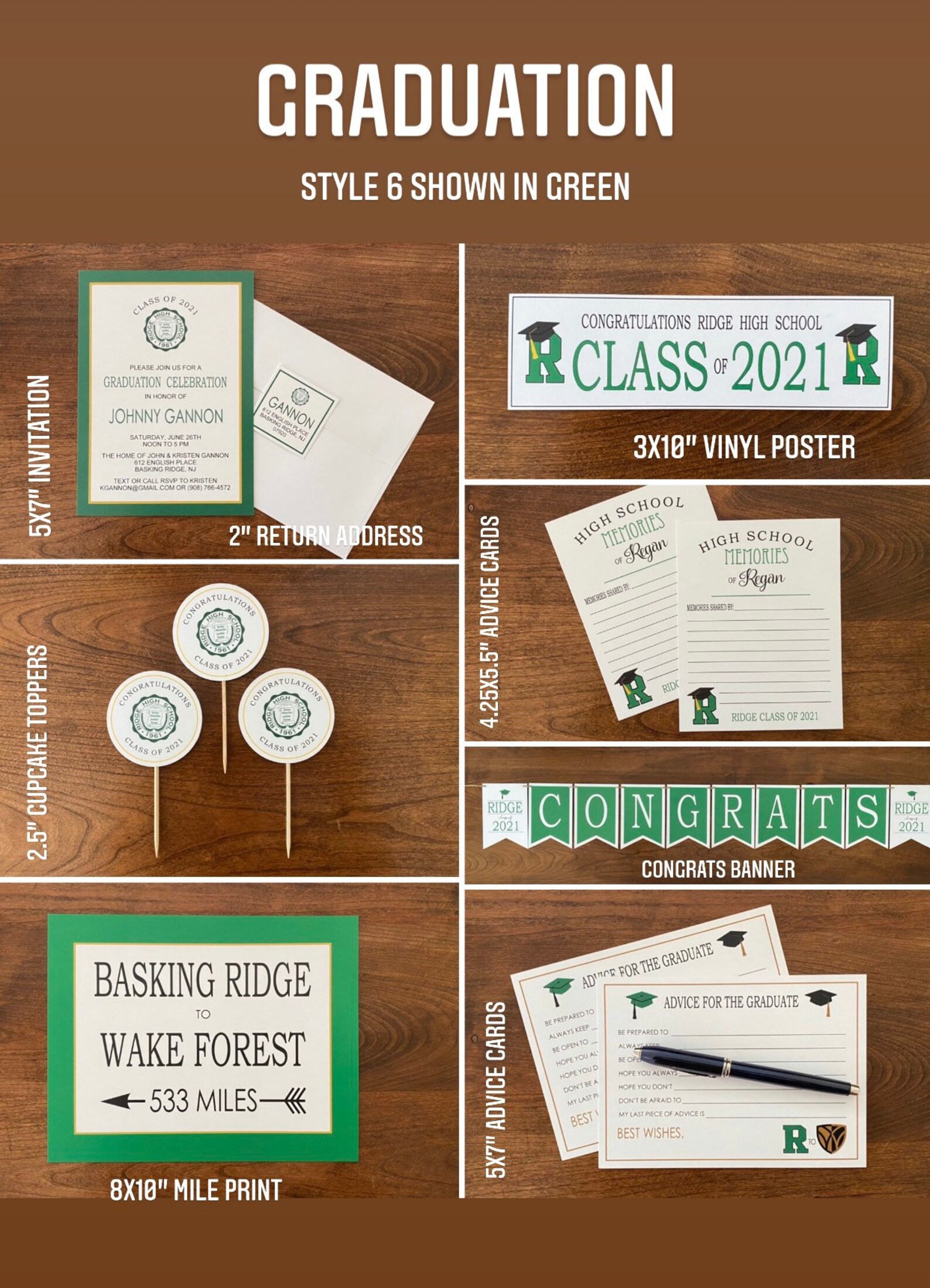 SCHOOL GRADUATION + LOGO // Preschool + Elementary School + Middle ...