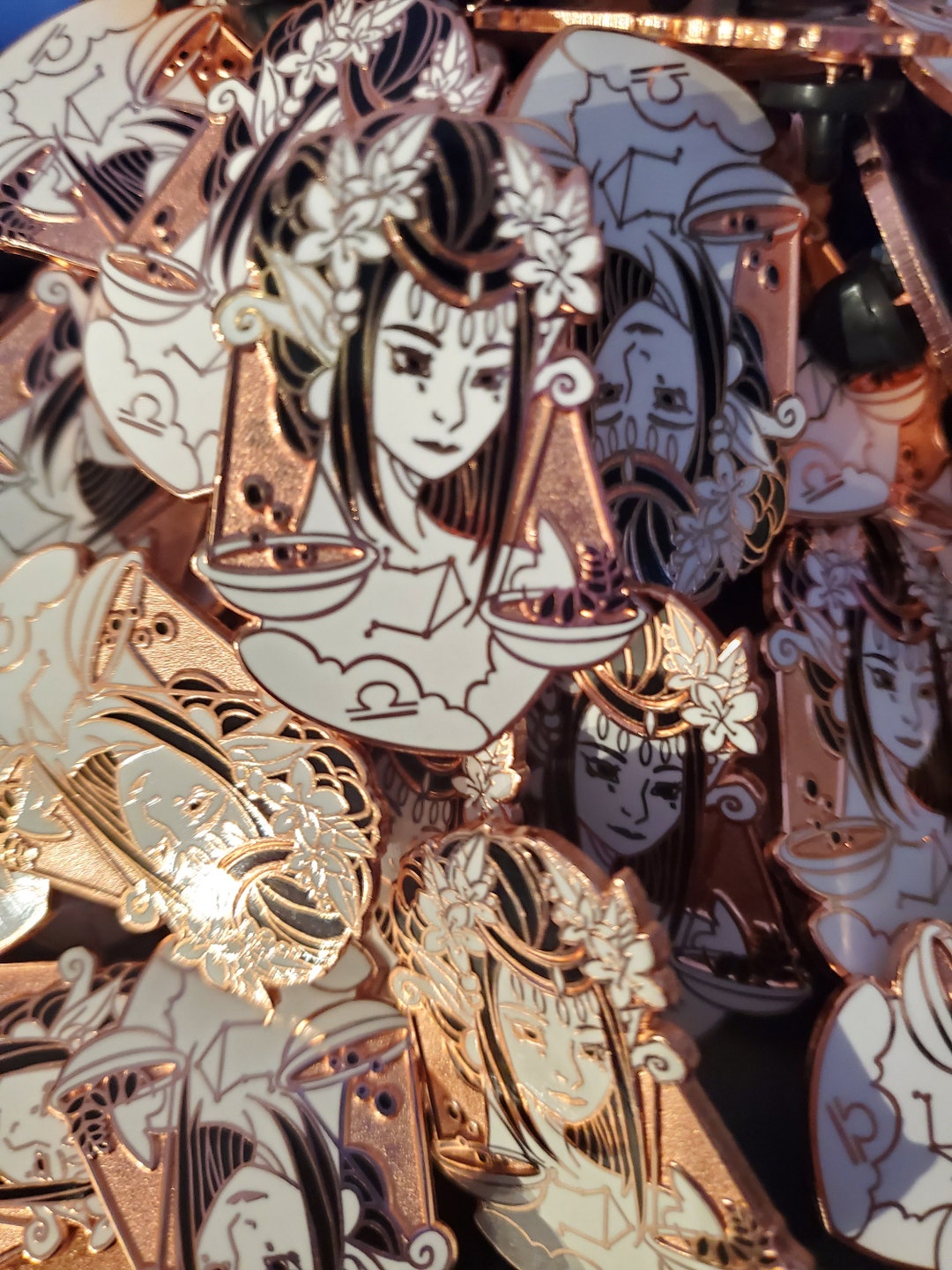 Zodiac Goddess - Libra Pin - Etsy