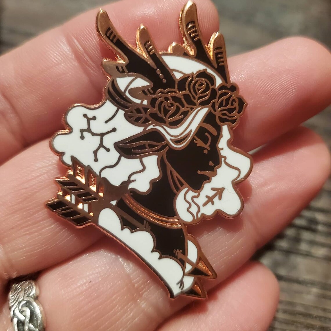 Zodiac Goddess Sagittarius Pin | Etsy