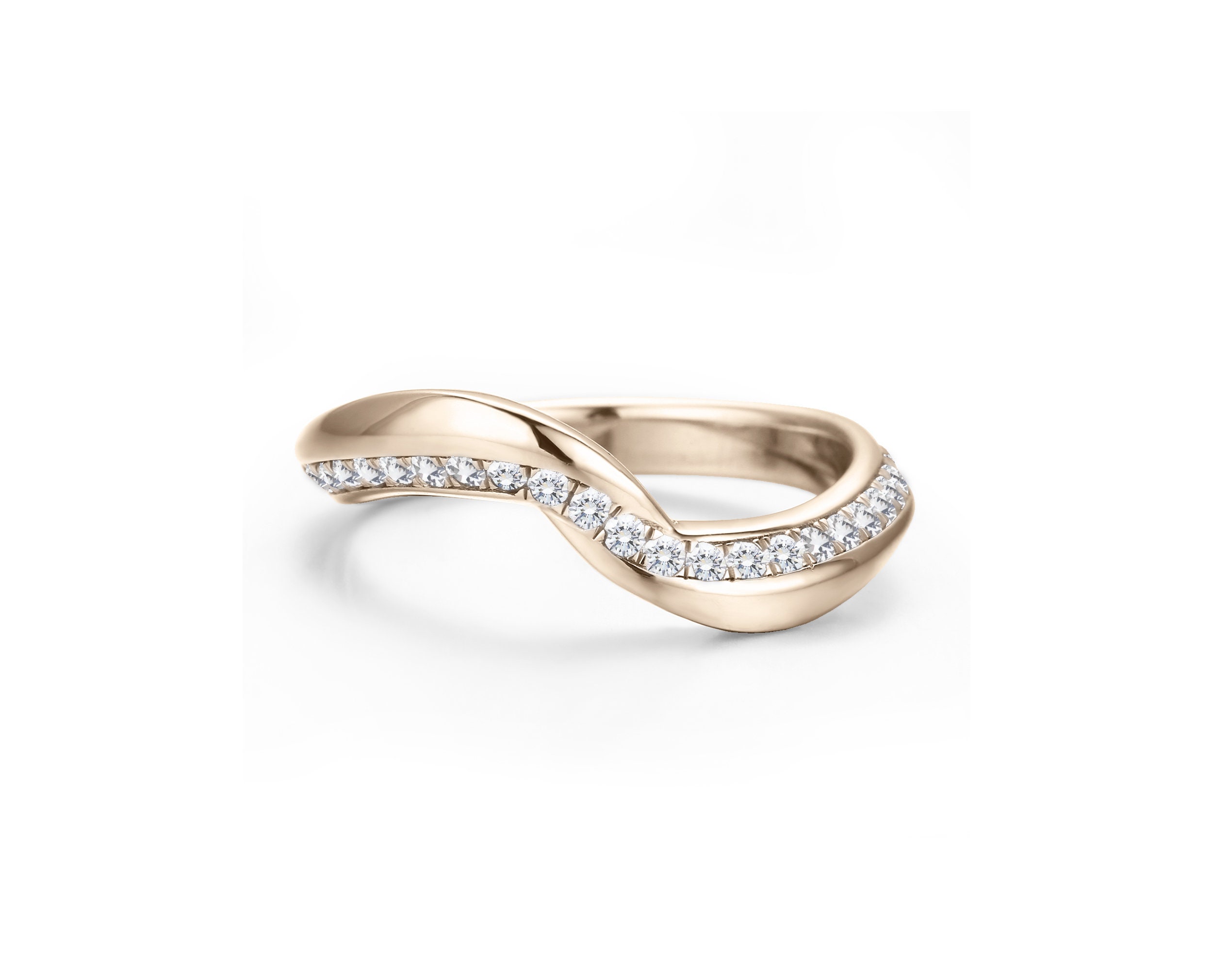 Full Eternity Band, Diamond Ring, 14k Gold Band, Unique Wedding Band ...