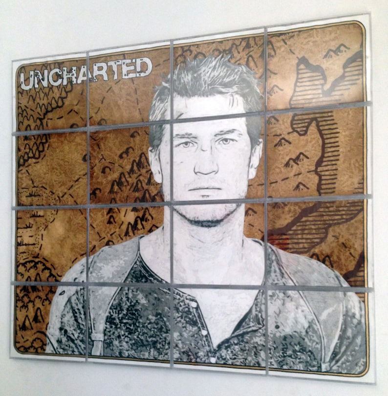 Original Nathan Drake CD Case Pop Art 22.375"x19.375" - Etsy