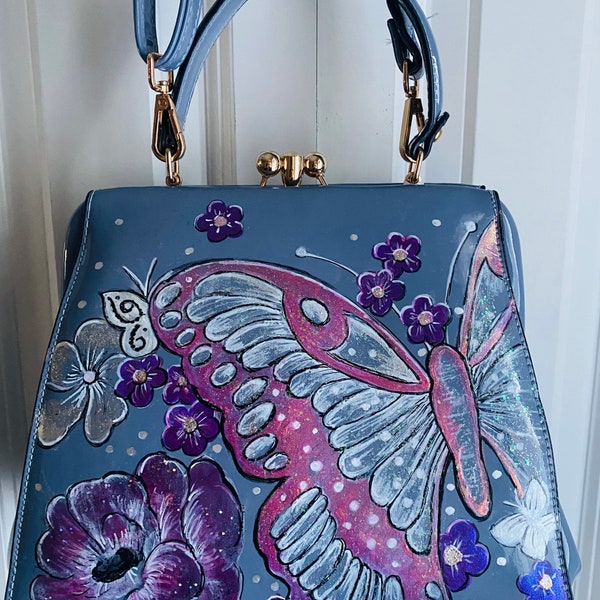 Hand Painted Purse - Etsy