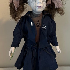 Hand Painted Horror Doll- Jessie Goodwin - Etsy