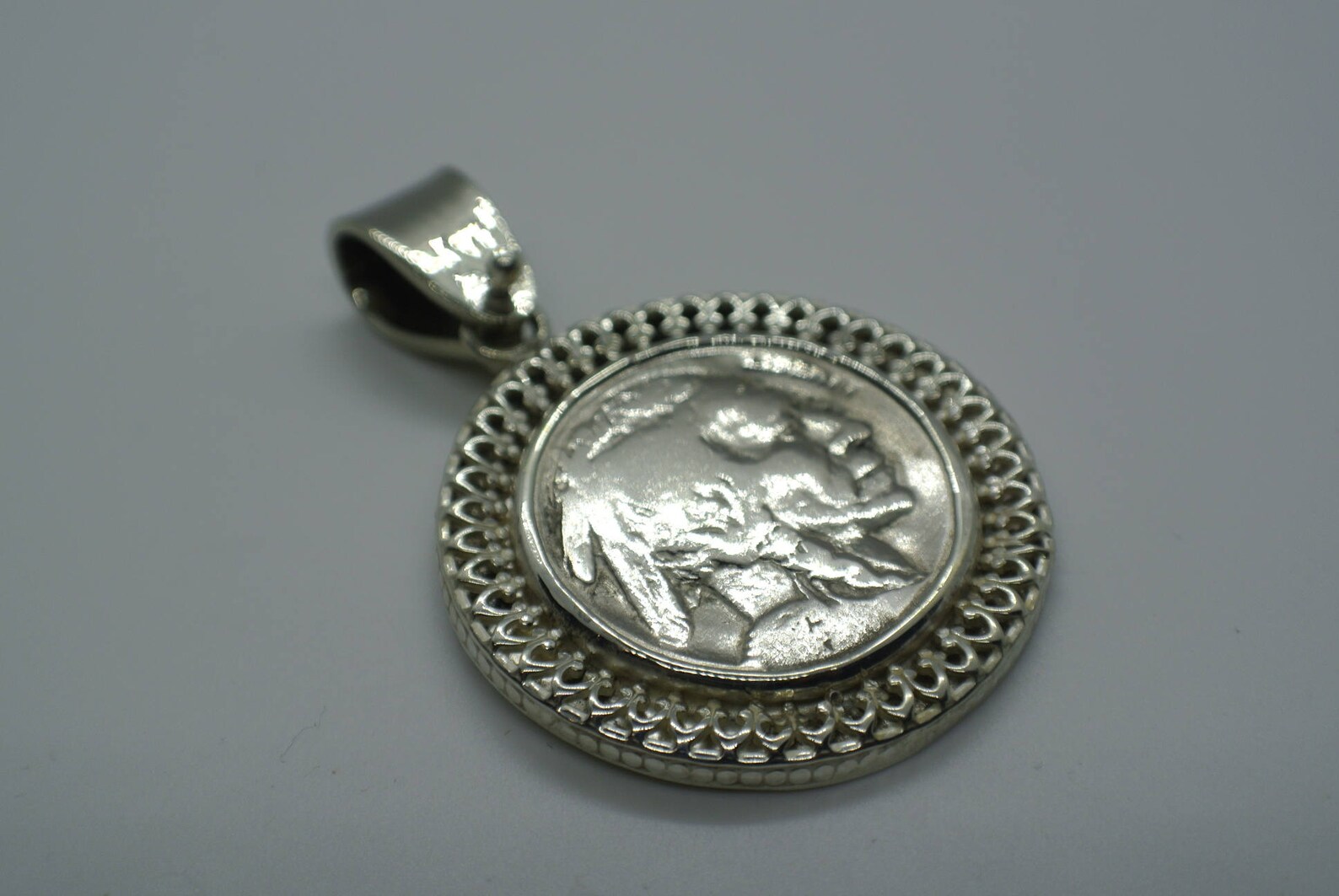 Silver Coin Bezel for 20mm X 1.5mm Coin. | Etsy