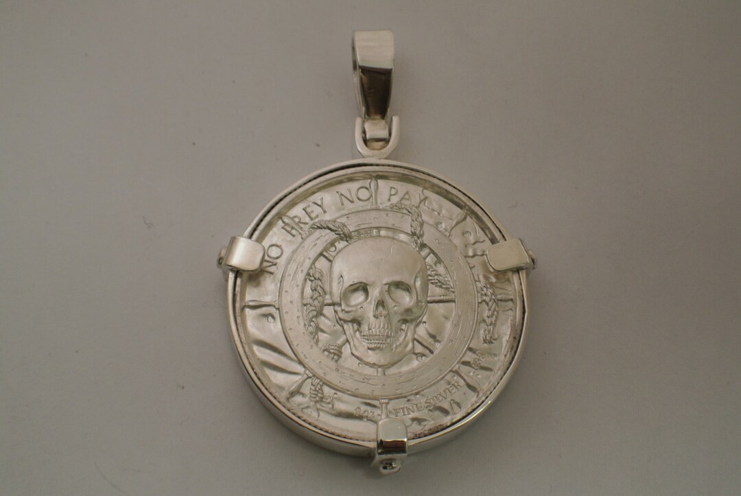 Silver Coin Beze. Coin Bezel Made in Sterling Silver. Coin Pendant. - Etsy