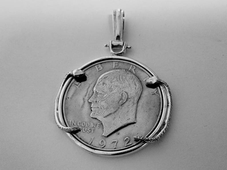 Sterling Silver Coin Bezel. Coin Size 37mm X 3mm - Etsy