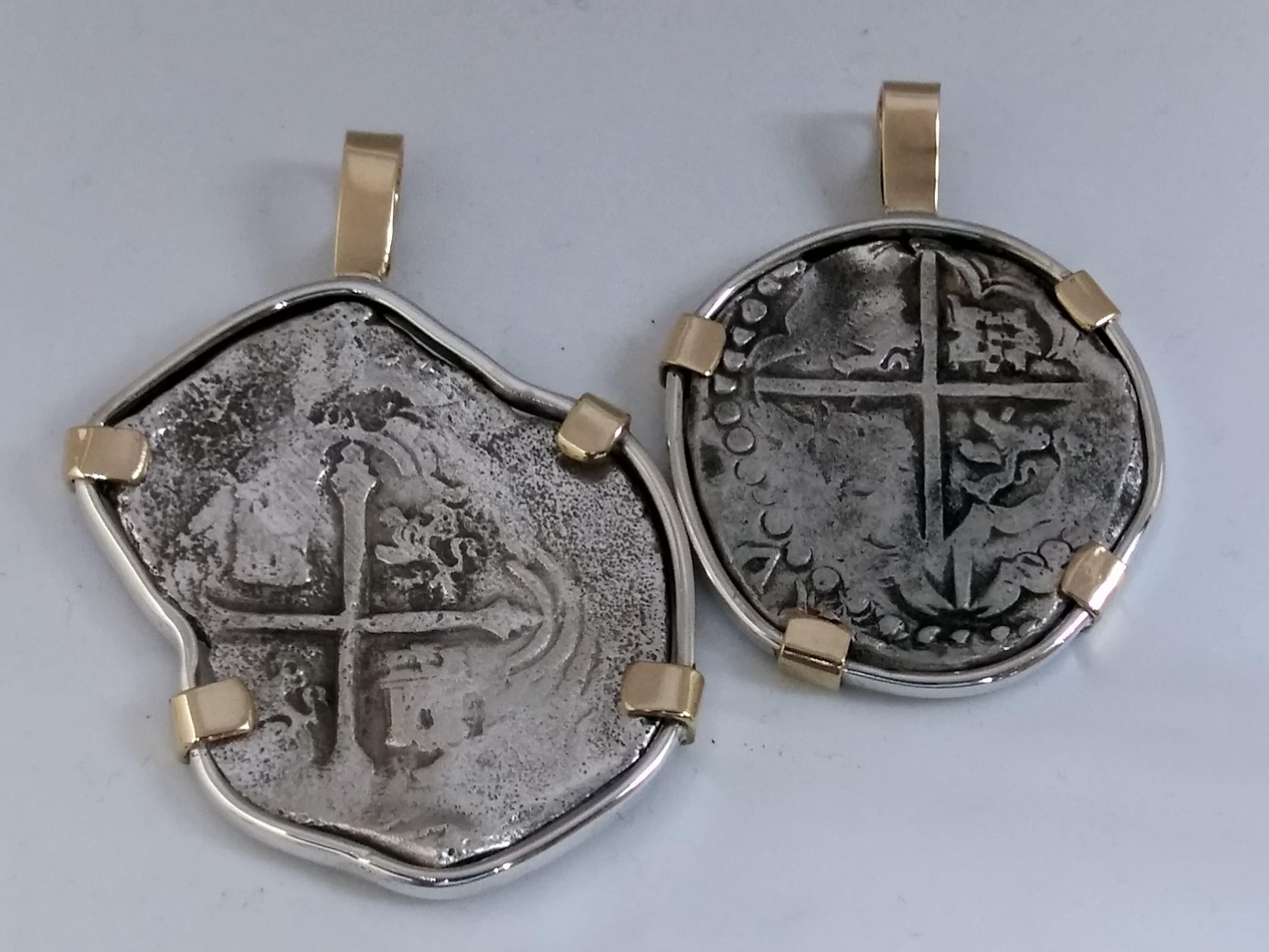 Sterling silver coin bezel 28mm x 3.5mm uneven coin | Etsy