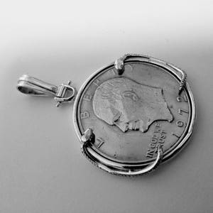 Sterling Silver Coin Bezel. Coin Size 37mm X 3mm - Etsy