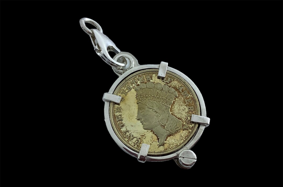 Coin Bezel. Universal or Removable Silver Bezel for 24 Mm Coin. - Etsy