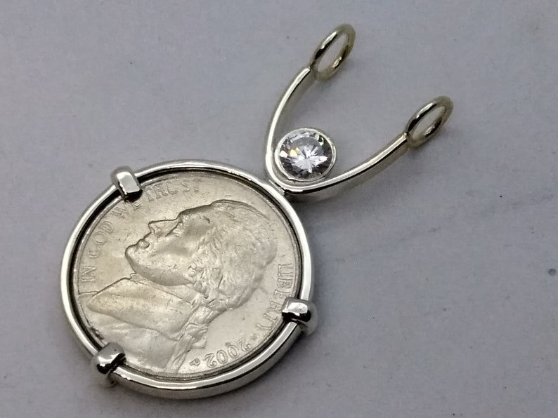 Sterling Silver Coin Bezel for 20.9mm X 2.2mm Coin - Etsy