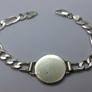 Sterling Silver Coin Bracelet 17mm Coin - Etsy