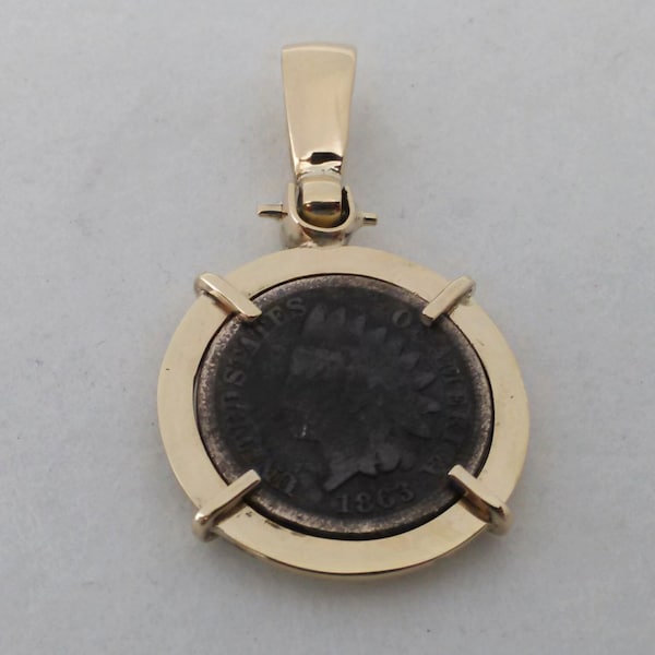Coin Bezel Gold - Etsy