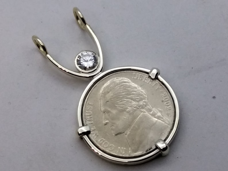 Sterling Silver Coin Bezel for 20.9mm X 2.2mm Coin | Etsy