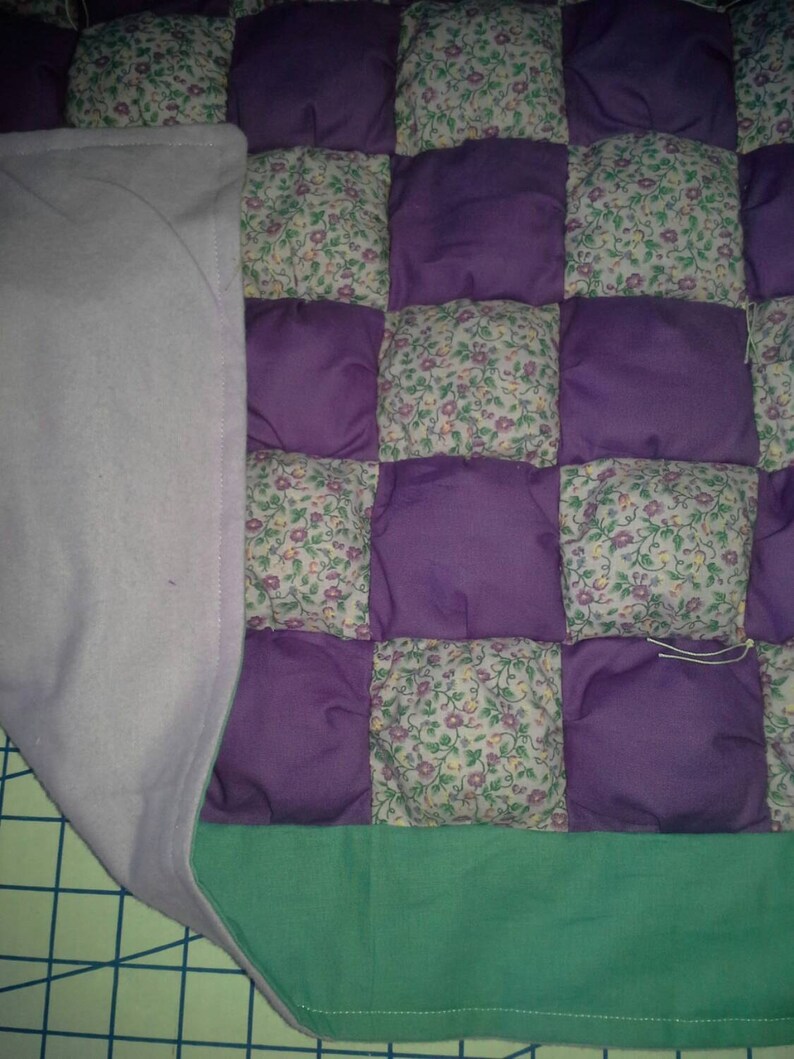 Handmade "puff" Quilt - Etsy