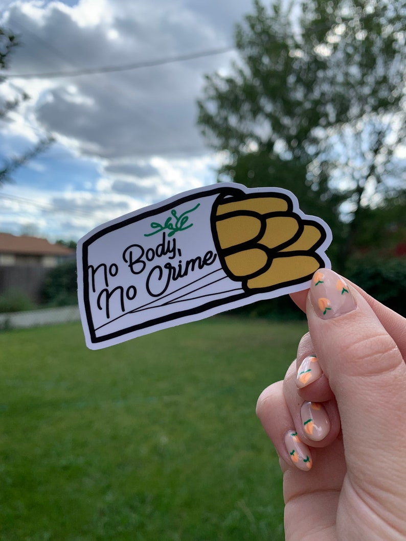 No Body No Crime Taylor Swift Sticker - Etsy