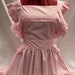 Retro Vintage Victorian Style Full Apron / Pinny Candy Pink | Etsy