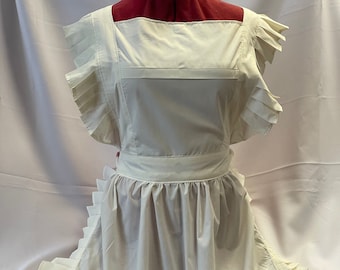 Retro Vintage Victorian Style Full Apron / Pinny - Pale Blue (FC167VH ...