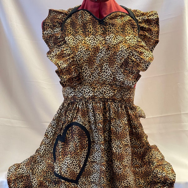 Leopard Apron - Etsy