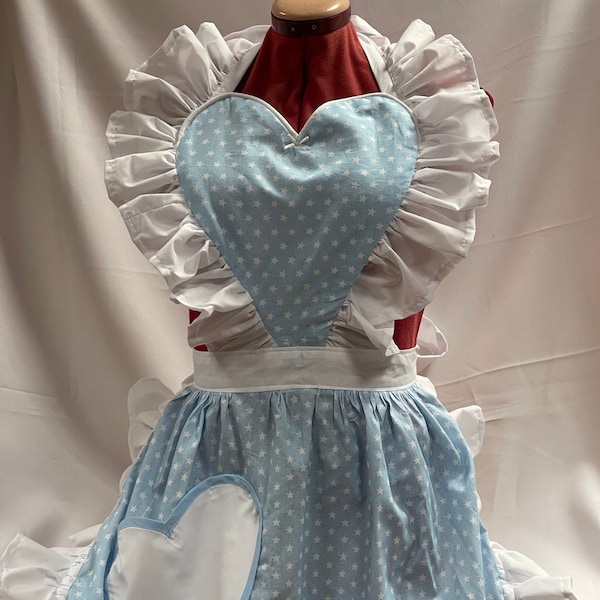 Light Blue Apron - Etsy