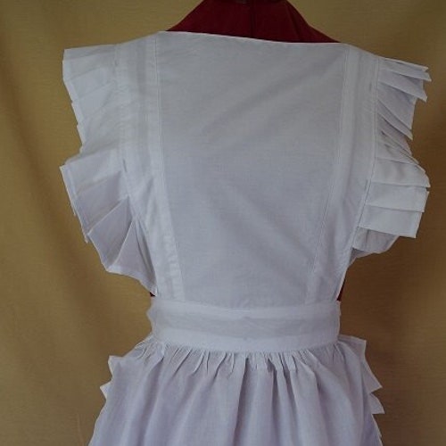 Retro Vintage Victorian Style Full Apron / Pinny White - Etsy