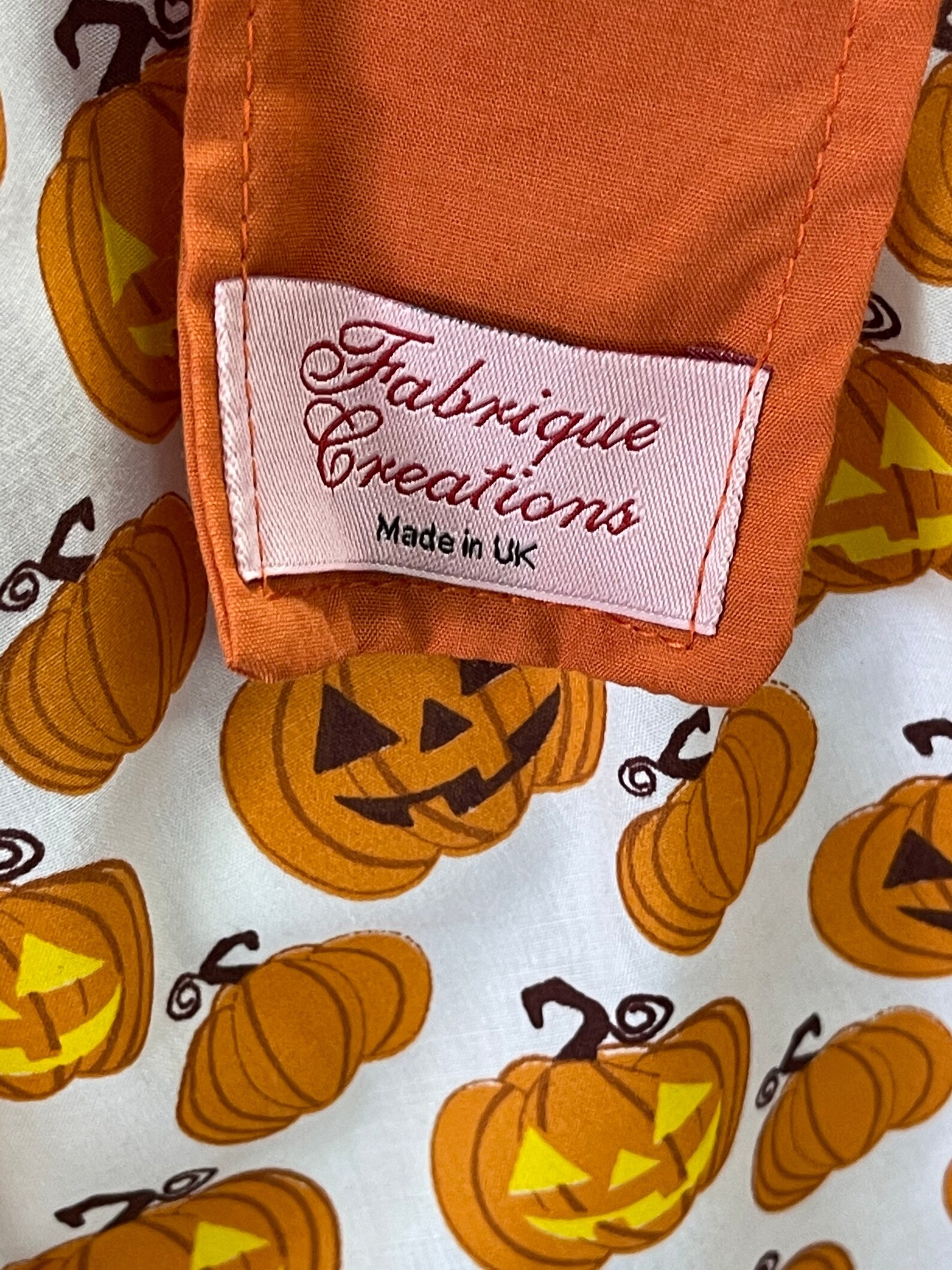 Retro Vintage 50s Style Full Apron / Pinny - Halloween Pumpkins on ...