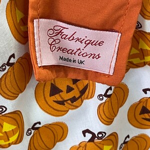 Retro Vintage 50s Style Full Apron / Pinny - Halloween Pumpkins on ...