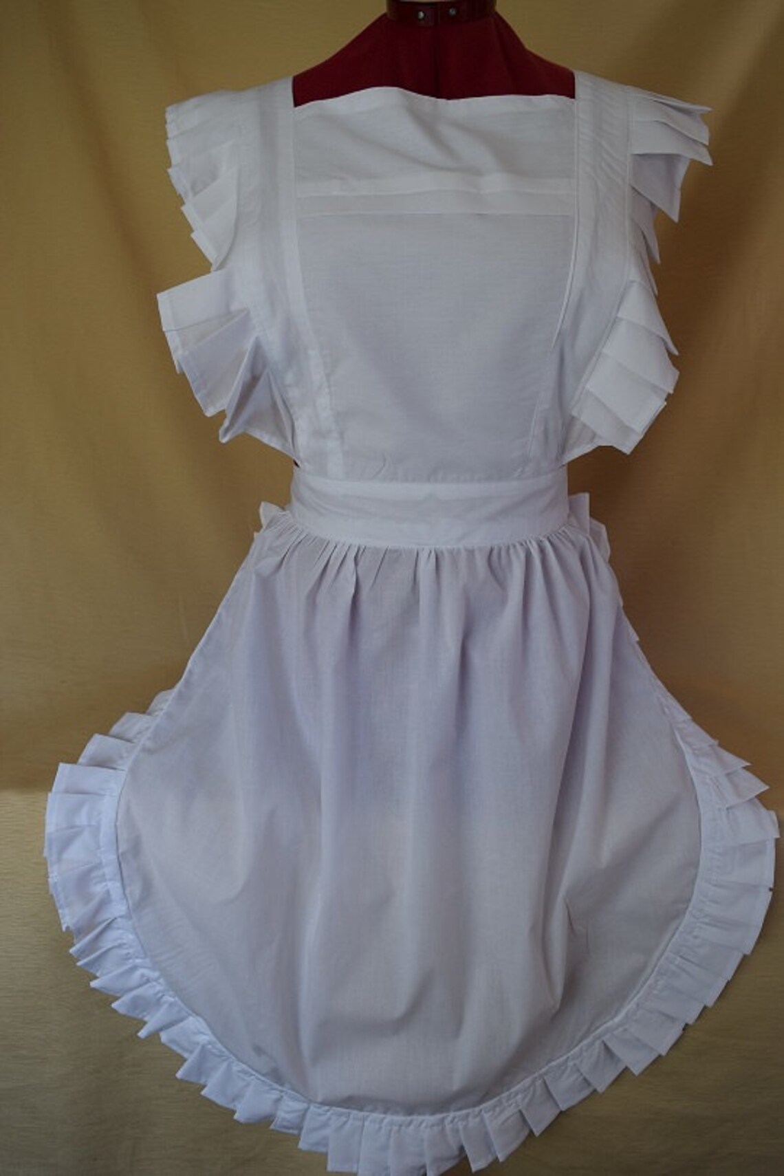 Retro Vintage Victorian Style Full Apron / Pinny White - Etsy UK