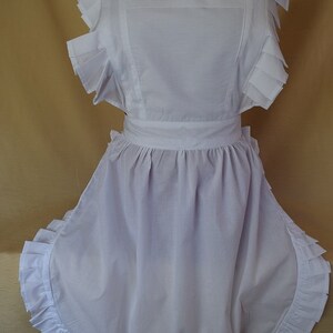 Retro Vintage Victorian Style Full Apron / Pinny - White (FC041V) - Etsy