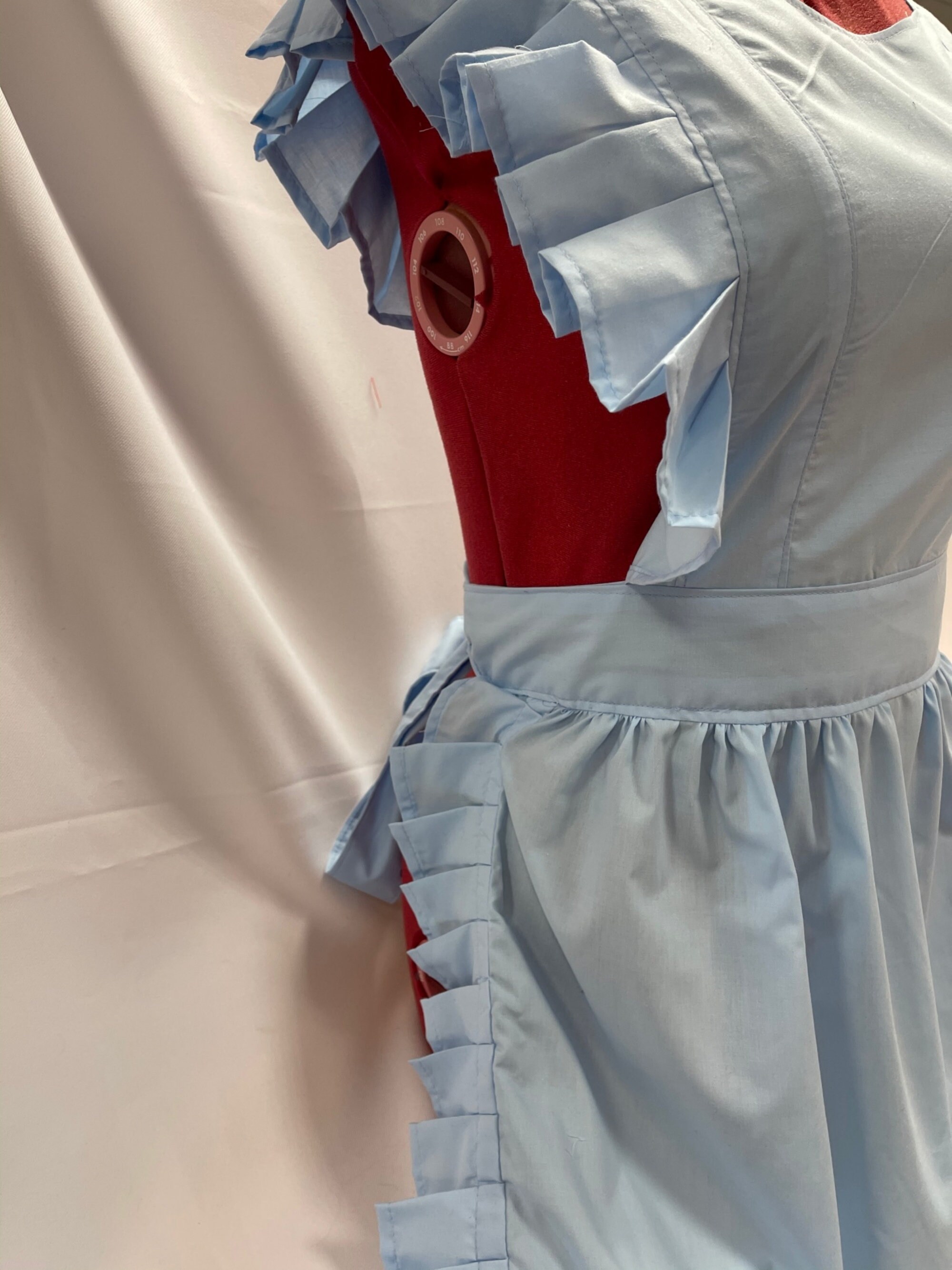 Retro Vintage Victorian Style Full Apron / Pinny Pale Blue | Etsy UK