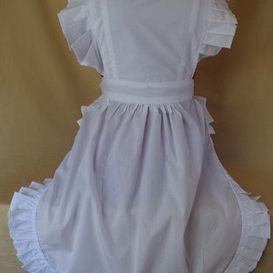 Retro Vintage Victorian Style Full Apron / Pinny White | Etsy