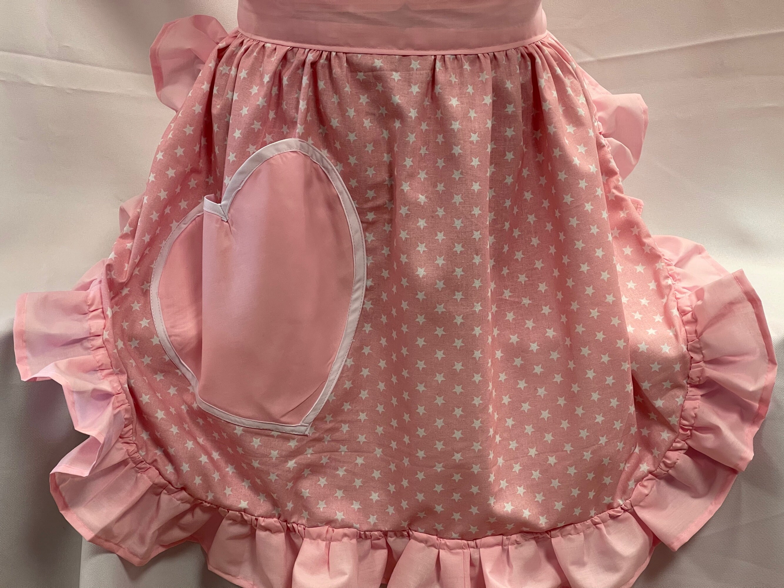 Retro Vintage 50s Style Full Apron / Pinny With Heart Shaped - Etsy UK