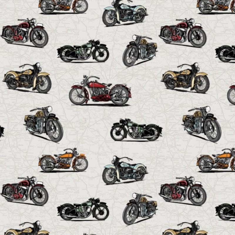 Motorcycle Fabric - Etsy Australia