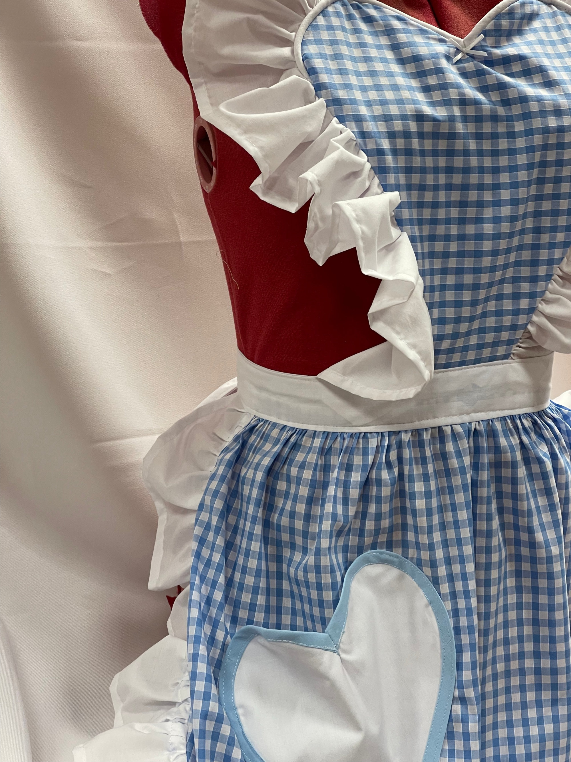 Retro Vintage 50s Style Full Apron / Pinny With Heart Shaped - Etsy