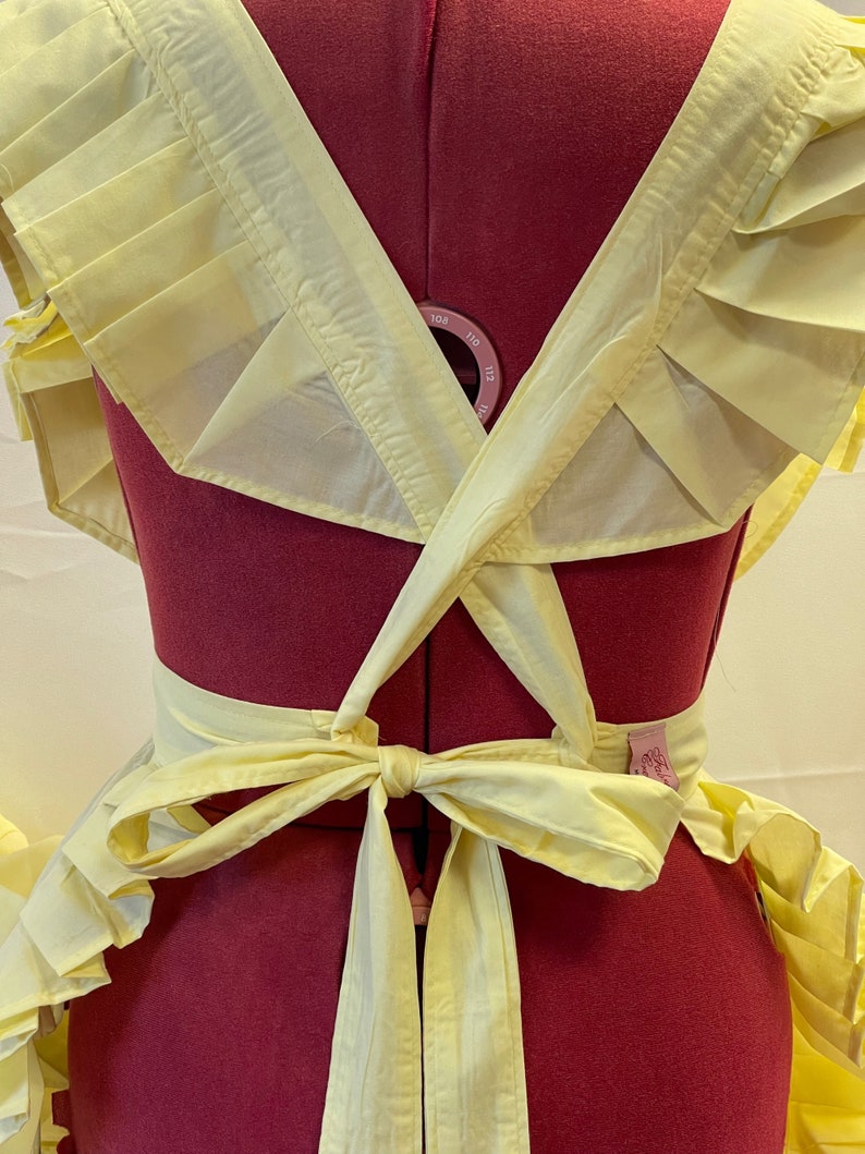 Retro Vintage Victorian Style Full Apron / Pinny Lemon - Etsy