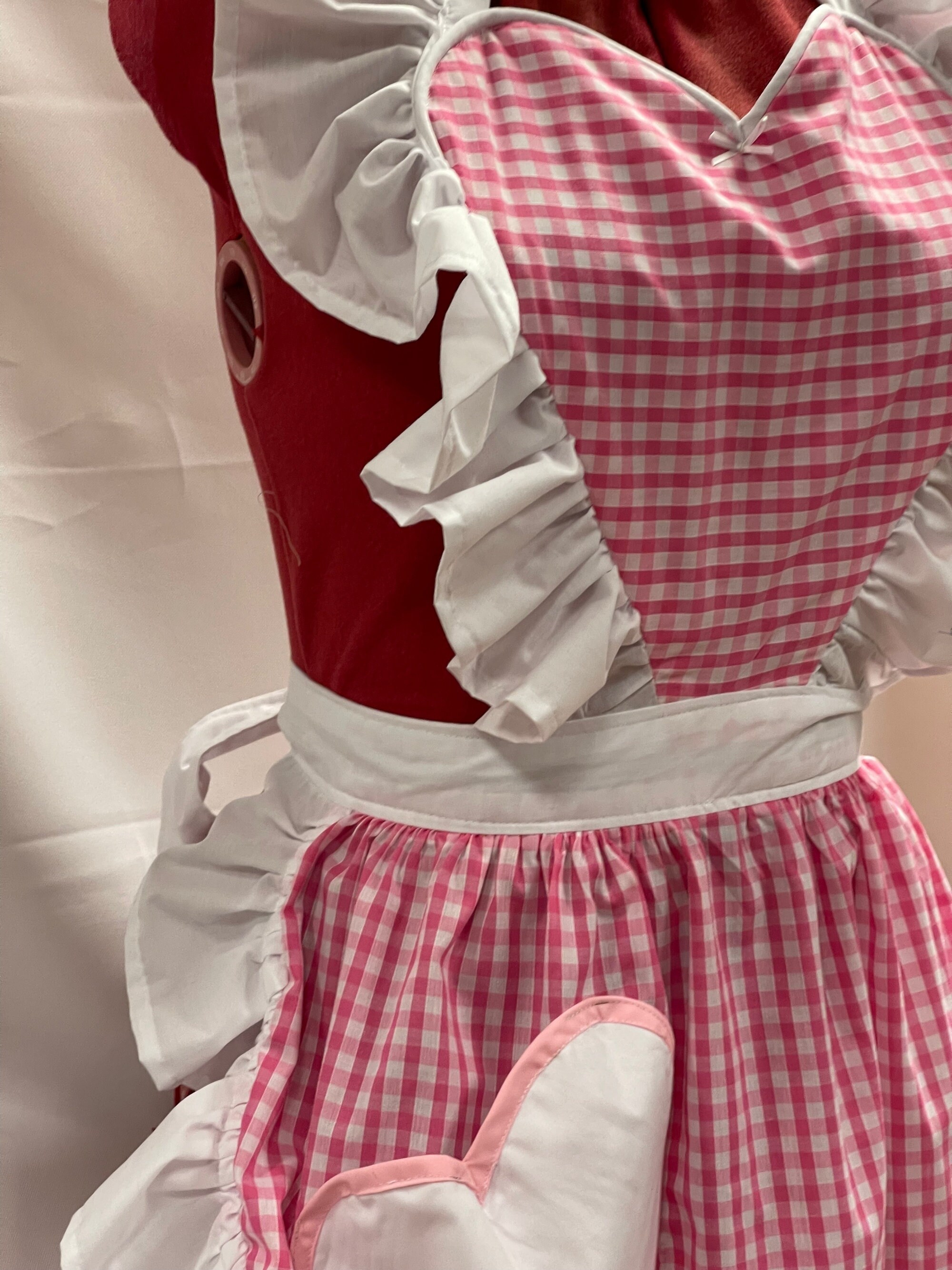 Retro Vintage 50s Style Full Apron / Pinny With Heart Shaped - Etsy