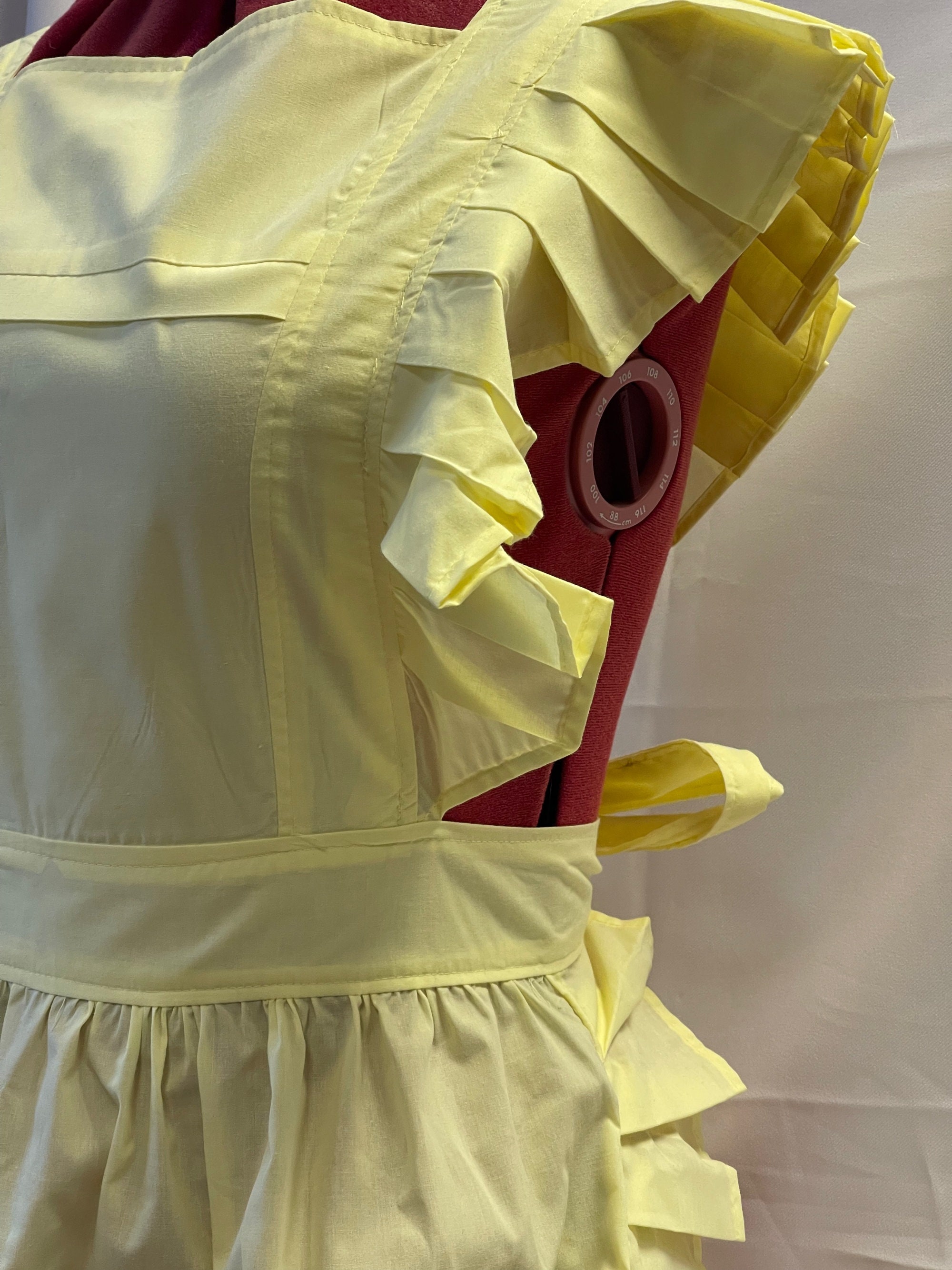 Retro Vintage Victorian Style Full Apron / Pinny Lemon - Etsy