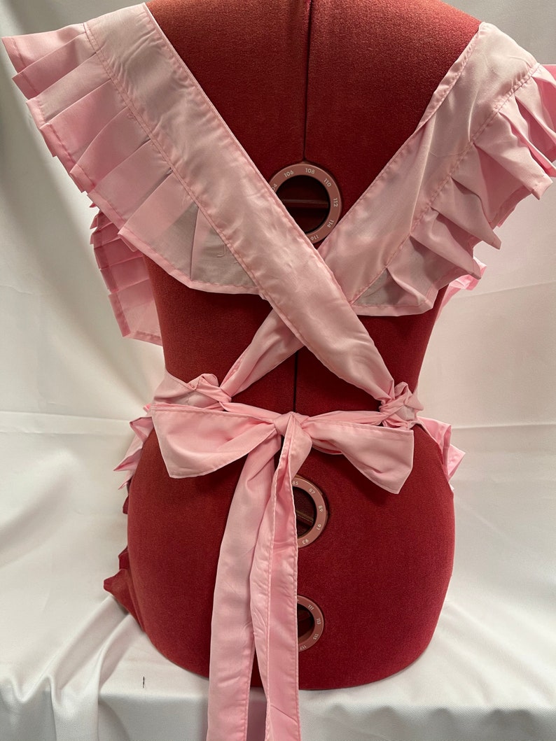 Retro Vintage Victorian Style Full Apron / Pinny Candy Pink | Etsy