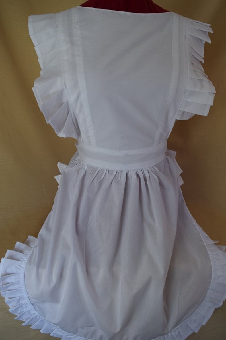 Retro Vintage Victorian Style Full Apron / Pinny - White (FC041VH) - Etsy