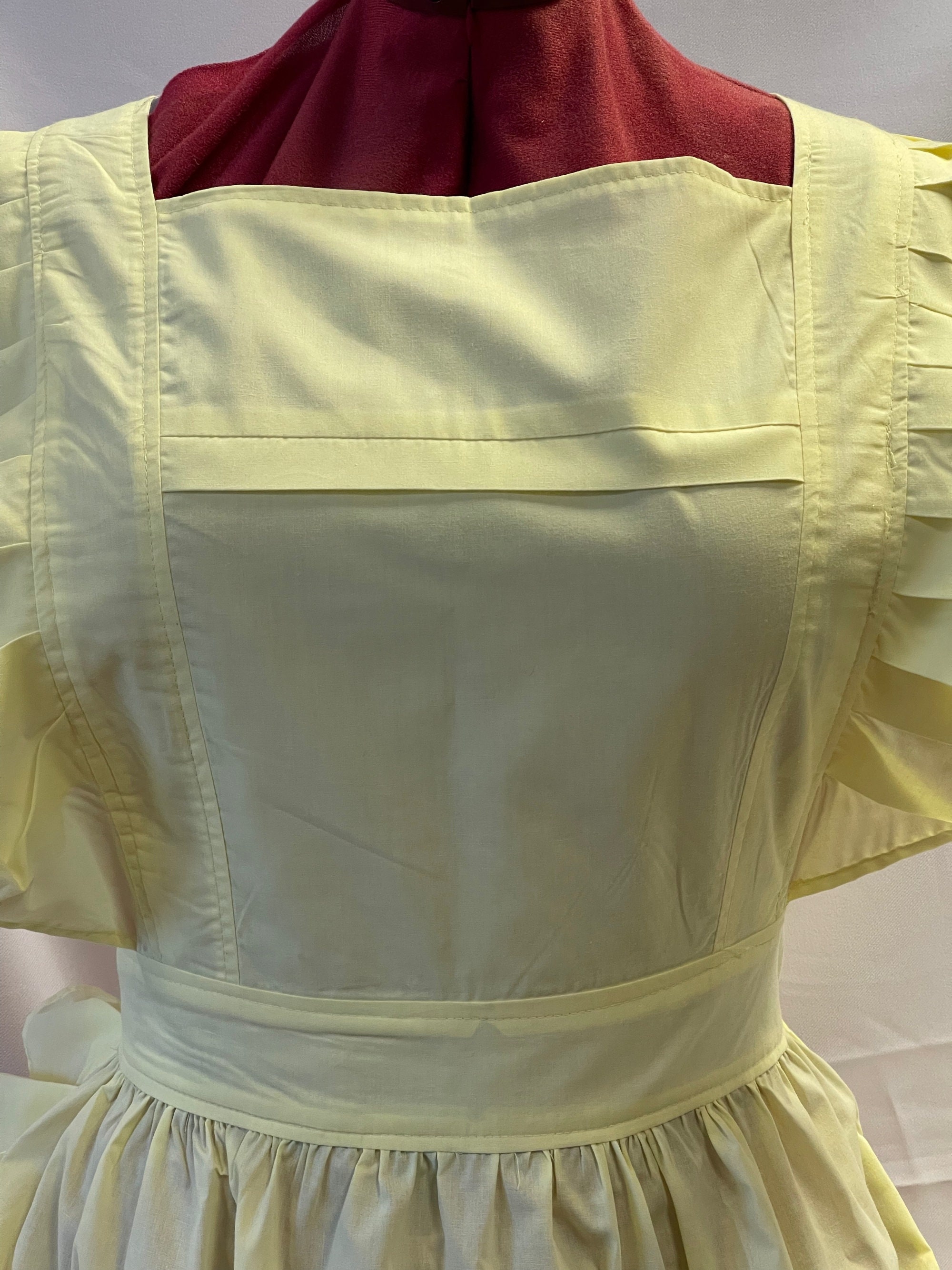 Retro Vintage Victorian Style Full Apron / Pinny Lemon - Etsy