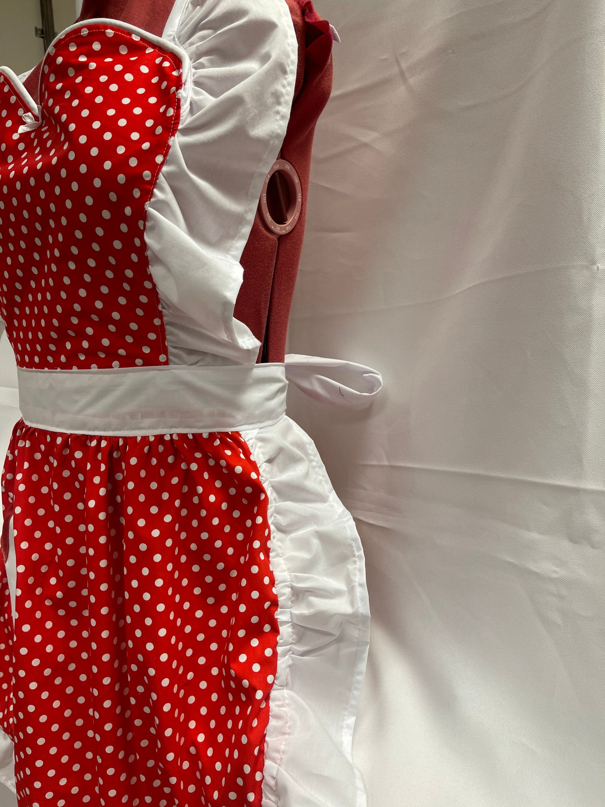 Retro Vintage 50s Style Full Apron / Pinny With Heart Shaped - Etsy UK