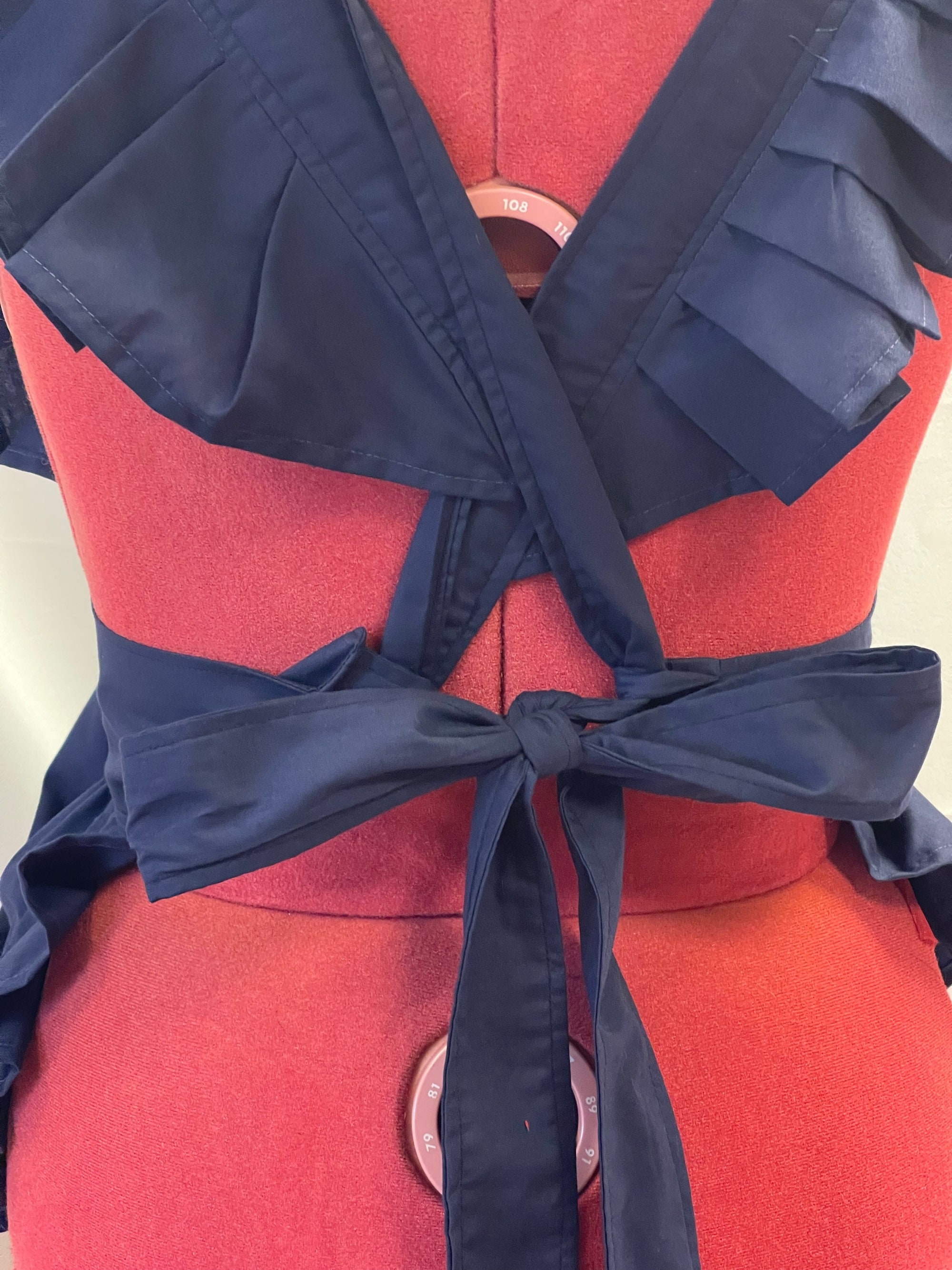 Retro Vintage Victorian Style Full Apron / Pinny Navy - Etsy