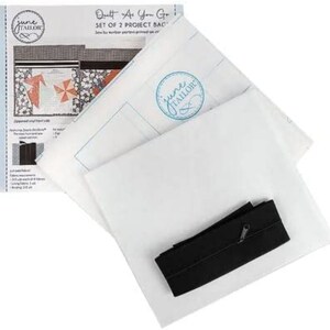 June Tailor Quilt as You Go - Set of 2 Project Bags – Black - JT-1668 ...