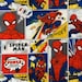 Spiderman Comic Strip - 100% Cotton Print Fabric - 13080021 - Etsy