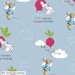 Peter Rabbit Hop Hop and Away 100% Cotton Digital Print Fabric 2870-02 ...