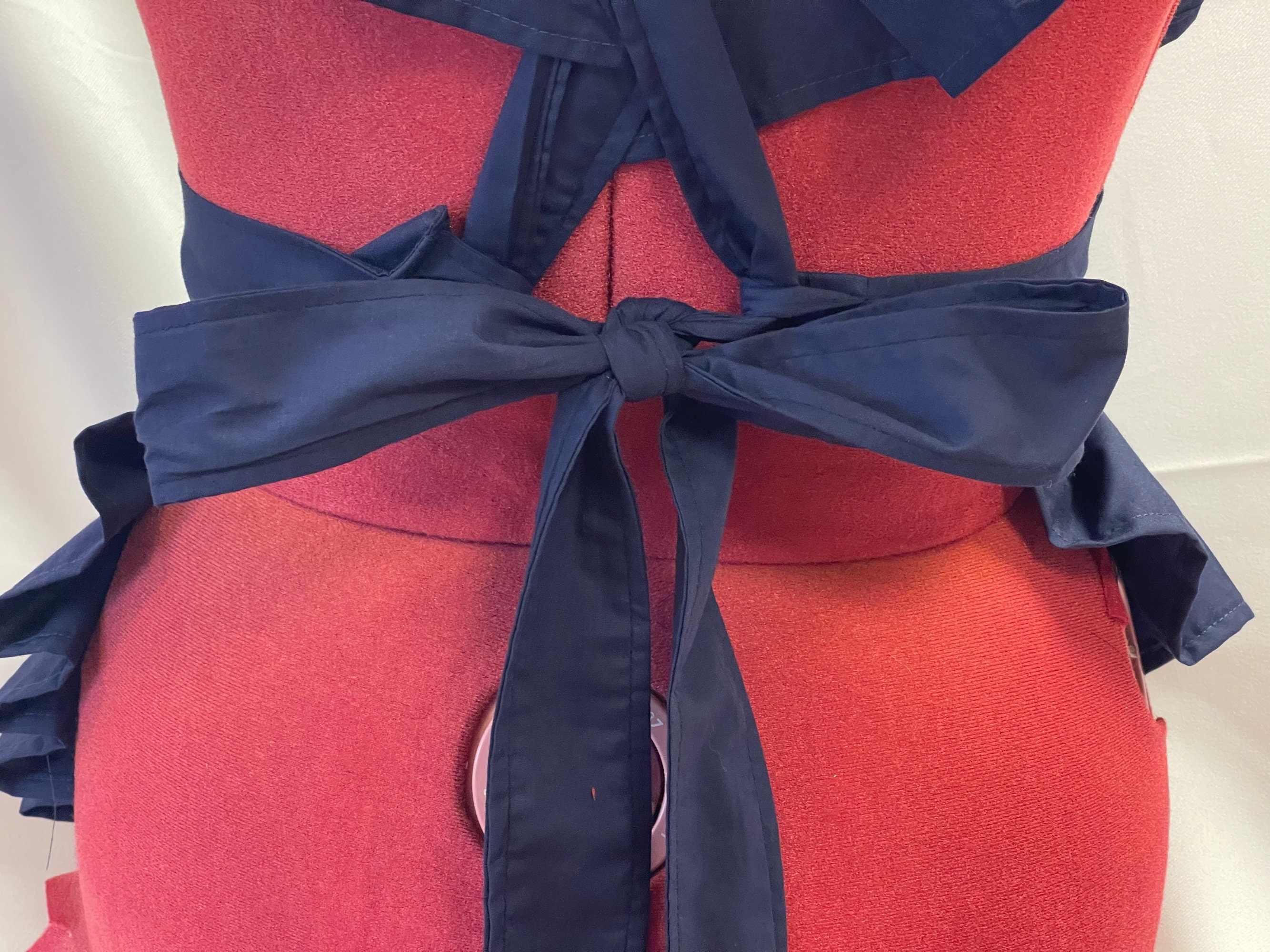 Retro Vintage Victorian Style Full Apron / Pinny Navy - Etsy